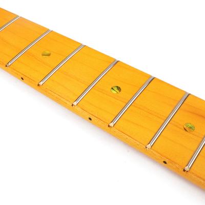 China Matte finish Electric Guitar Neck 21 Fret Fender Stratocaster Maple Neck abalone shell Te koop