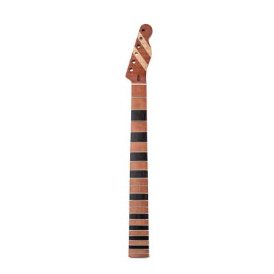 Cina Collo sostitutivo per chitarra ad acero TL Collo per chitarra elettrica a 22 fretti Tiger Flame Regolabile Truss Rod in vendita