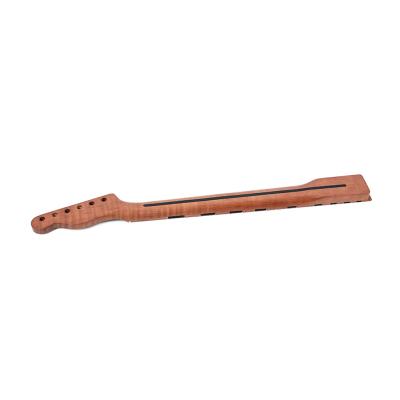 Cina Collo sostitutivo per chitarra ad acero TL Collo per chitarra elettrica a 22 fretti Tiger Flame Regolabile Truss Rod in vendita