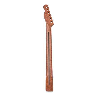 Cina Collo sostitutivo per chitarra ad acero TL Collo per chitarra elettrica a 22 fretti Tiger Flame Regolabile Truss Rod in vendita
