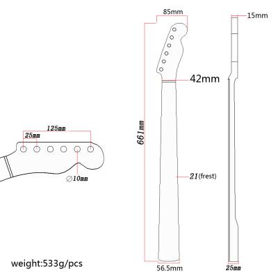 中国 Tiger Flame Maple Guitar Neck Replacement Fender Stratocaster Maple Neck Abalone Dots Adjustable Truss Rod 販売のため