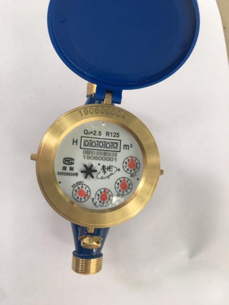 Quality Magnetic Drive 1/2 Inch R160 Multi Jet Cold Water Meter Cast Iron Body External for sale