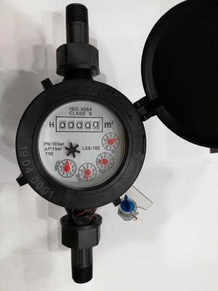 Quality 1/2 Inch DN15 15MM CLASS C R160 Plastic Multi Jet Dry Dial Cold Water Meter for sale