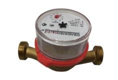 Quality 1/2'' Single Jet Brass Body Water Meter with Pulse Output Function for sale