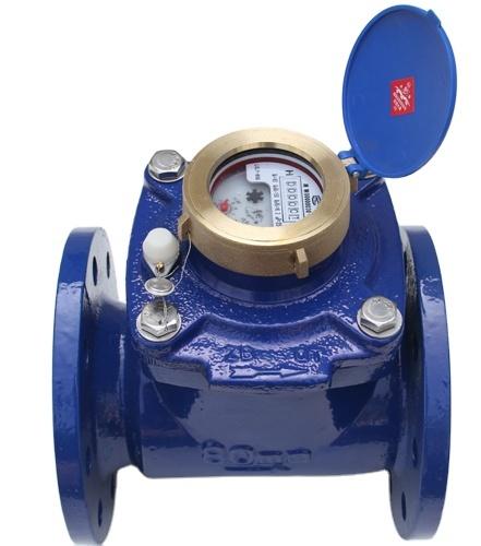 Quality Large Diameter Woltmann Type Dry Dial Hot Water Meter 6 Inch Water Flow Meter for sale
