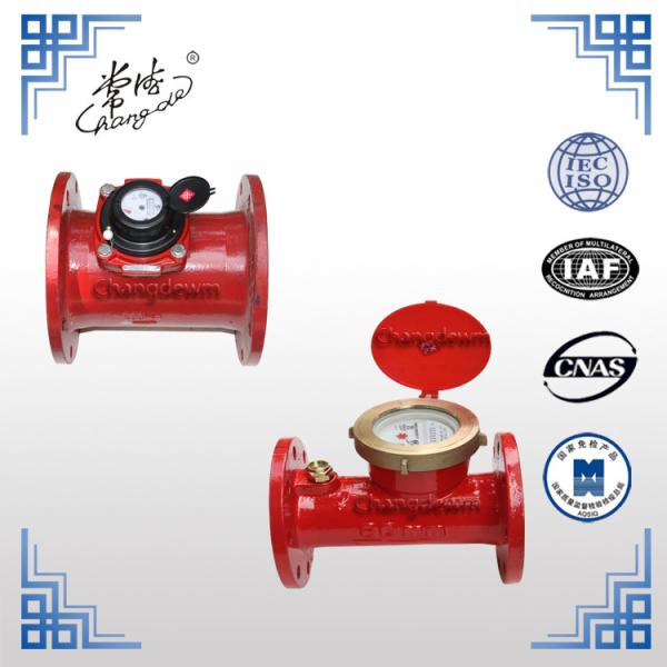 Quality Customizable Large Caliber Horizontal Hot Water Flow Meters Wet Type with for sale