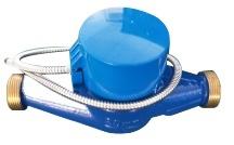 Quality RS485 Modbus Water Meter Cast Iron Brass Body Dry Type Woltmann Type Manufacture for sale
