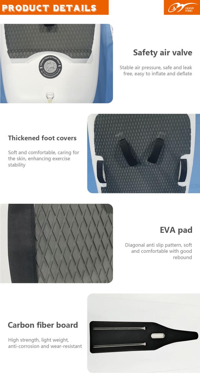 Inflatable wingfoil board in various ocean scenarios
