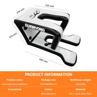 China PVC Inflatable Hydrofoil Launch Pad 65cm Mast Compatible Foiling Docking Station for sale