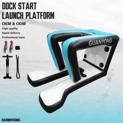 China Dockstarter Foil Launch Pad Inflatable Platform Hydrofoil For Beginner Surfing for sale