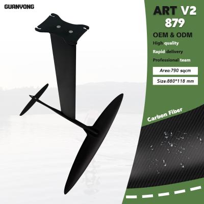 China Advanced Surf Wing Foil ART V2 879 Hydrofoil With Smooth Lift Glide Control Skilled Riders for sale