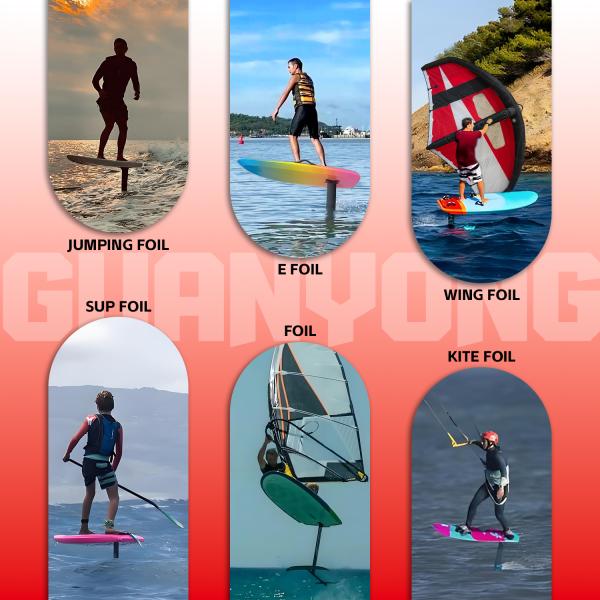 Quality 120kg Load Surf Hydrofoil Precision Speed Stability E Foil Riders for sale