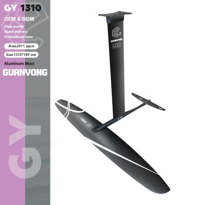 China Beginner GY1310 Aluminum Carbon Hydrofoil 2100sqcm Eco-Friendly Waterplay Surfing for sale
