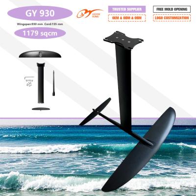 China GY930 1179sqcm Hydrofoil Aluminum Carbon Fiber Kite Foil Complete Hydrofoil Set Wingfoil for sale