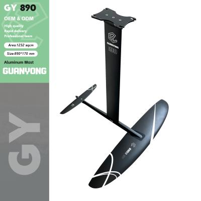 China Unisex GY890 Hydrofoil Carbon Fiber Surfing 1232sqcm Downwind FoilWater Play Kitesurfing for sale