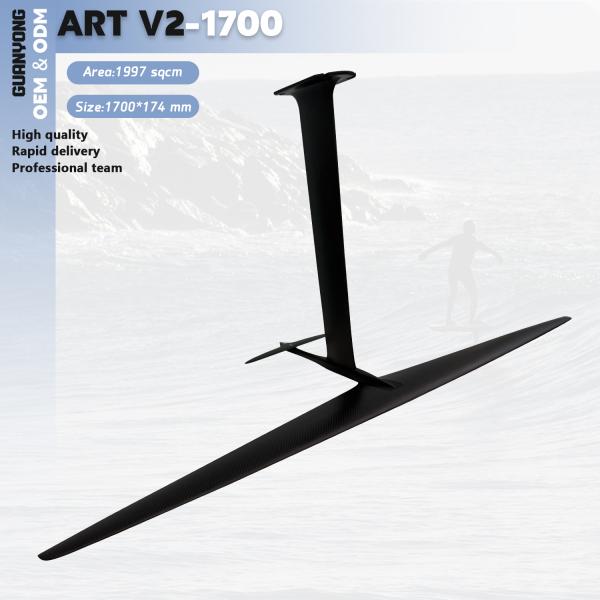 Quality High Mod Carbon Efoil Board Beginners Hydrofoil Wing Waterplay Surfing 1500MM 1700MM for sale