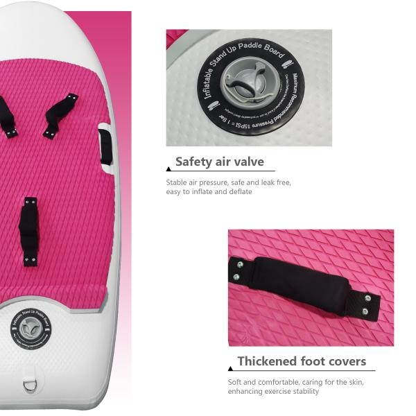 Quality Customizable PVC Inflatable Surfboard Carbon Fiber Rigid Paddle Board For Kit for sale