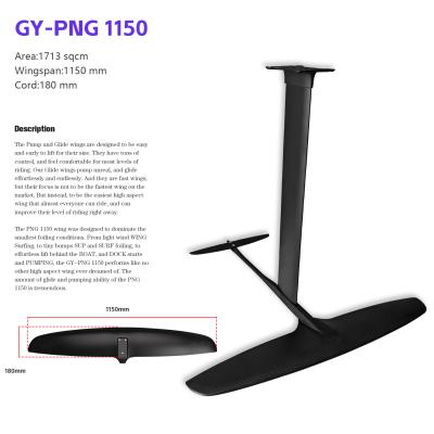 China Hot Sale AXIS PNG 1150 Carbon Hydrofoil Front Wing Pump and Glide Design Surf Foiling Wing Foil for sale