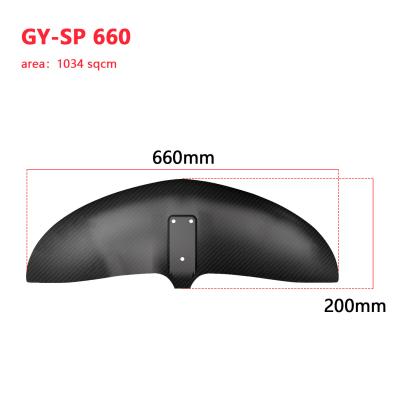 China 1034sqcm Small Blade Carbon Fiber Front Wing Foil Windfoil Water Surfboard for sale