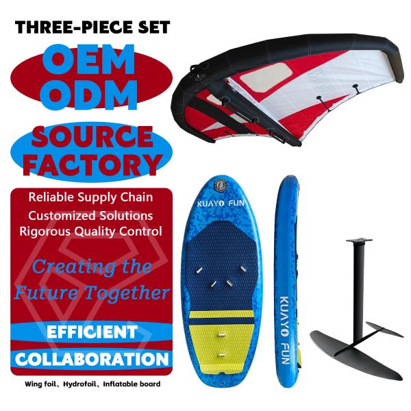 Quality 3 In 1 Wing Foils Set Waterplay Surfing Inflatable Hydrofoil Board For Beginner for sale
