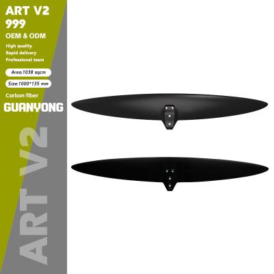 China 1038sqcm Hydrofoil Front Wing HM Carbon Kitesurfing Foil Board Wing for sale