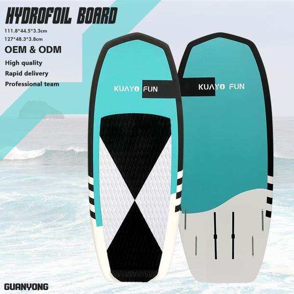 Quality Load 100 - 150kg Carbon Foil Board Surfboard Fin Foil Hydrofoil Hard SUP For Water Surfing for sale