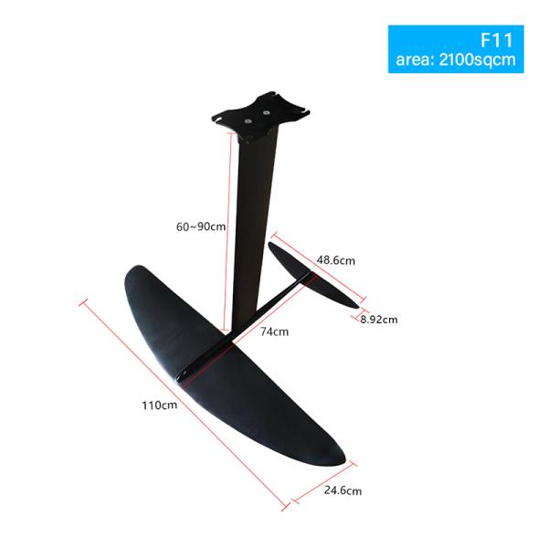 Quality Surfing Pumping Kite Wing Surf Hydrofoil 2100 Sqcm Wing Foil Board And Foil for sale