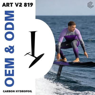China Tow Hydrofoil Wing ART V2 819 Carbon Foil for Offshore Waters Open Ocean Swell Riding Fast Glide and Responsive Turning Control for sale