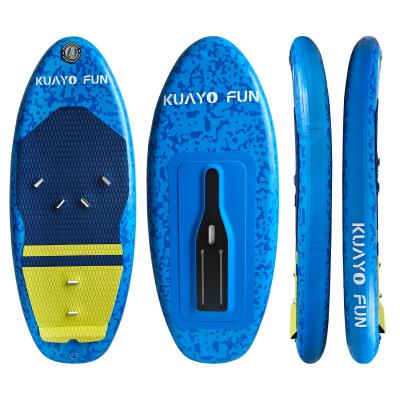 China 110L 140L Inflatable foil board with Carbon Base plate for Wing Foil Hydrofoil Kitesurfing Surfing for sale