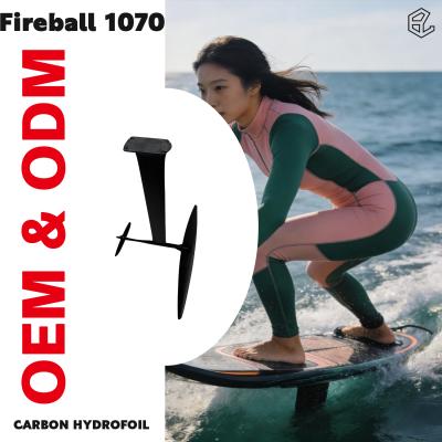 China Fireball 1070 High Speed Carbon Hydrofoil Set with Ultra High Modulus Carbon Fiber and High Aspect Ratio for Downwind & Wing Foil for sale