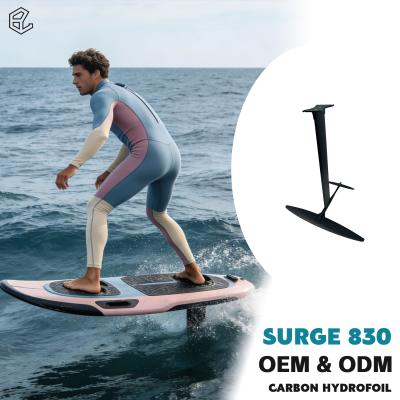 China SURGE 830 Carbon Hydrofoil Set for Surf Foil with Fast Rail-to-Rail Transition and Strong Low-End Lift for sale