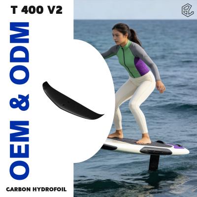 China T400v2 Universal Rear Wing Back Carbon Accessories Surfboard Kite Wave Dock Start Pupming Play Surfing for Foil Hydrofoil for sale