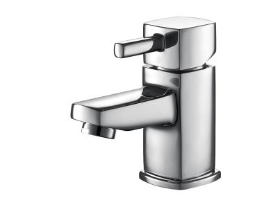 China Single Lever Monobloc Chrome High Brass Ceramic Modern Basin Mixer T8182W for sale