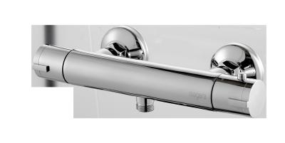 China Hot And Cold Thermostatic Bath Mixer High Flow Rate Standard Size T8088 for sale