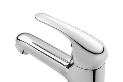 China Single Lever Monobloc Chrome Polished Basin Mixer  for Home T8022NW for sale