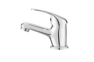 China Single Lever Monobloc Chrome Polished Basin Mixer  for Home T8022NW for sale