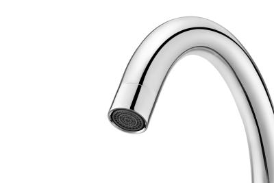 Cina Doppia maniglia mono mixer rubinetto di cucina cromo con boccaglio girevole a 360 gradi in vendita