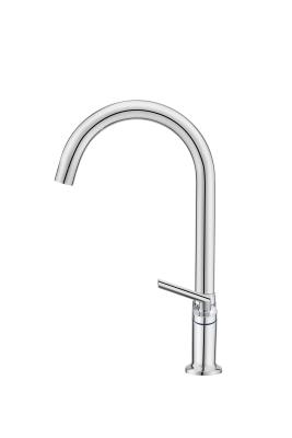 Cina Doppia maniglia mono mixer rubinetto di cucina cromo con boccaglio girevole a 360 gradi in vendita