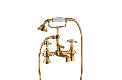 China Classical Double Handle Bath Shower Mixer With 3 Years Warranty for sale