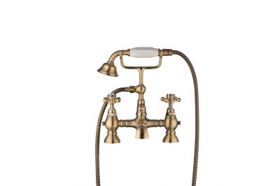 China Classical Double Handle Bath Shower Mixer With 3 Years Warranty for sale