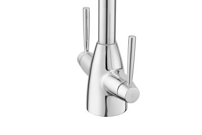 China Easy Install Kitchen Mixer Faucet Brass Chrome easy operate for sale