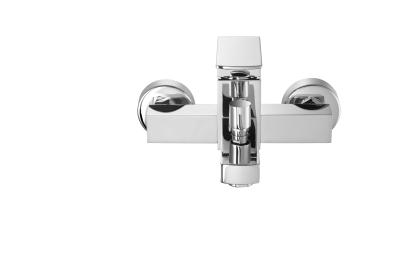 Cina Contemporanea Chrome Muro montato Mixers doccia a manico singolo in vendita