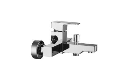 Cina Contemporanea Chrome Muro montato Mixers doccia a manico singolo in vendita