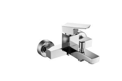 Cina Contemporanea Chrome Muro montato Mixers doccia a manico singolo in vendita