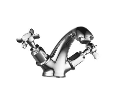 China OEM Basin Mixer Faucet Ceramic Valve Bathroom Sink Faucets Chrome Finish for sale