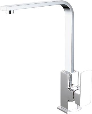 China Brass Chrome Kitchen Mixer Faucet Single Hole Mount For Kitchen T2036 for sale