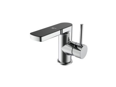 中国 Modern Basin Mixer Faucet Brass Chrome Finish for Bathroom Sink T7012W 販売のため