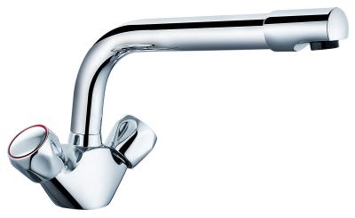 중국 현대 크롬 마무리 구리 배스니 믹서 펌프 두 개의 손잡이 T8069 판매용