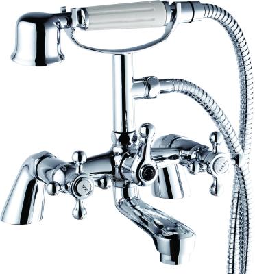 China Solid Brass Chrome Finish Bath Shower Mixer For Bathroom T8060A for sale