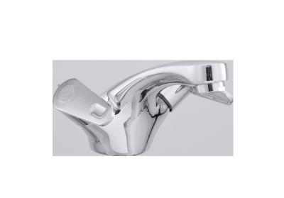China Modern Style Brass Ceramic Valve Double Handle Basin Mixer Taps T8063C for sale